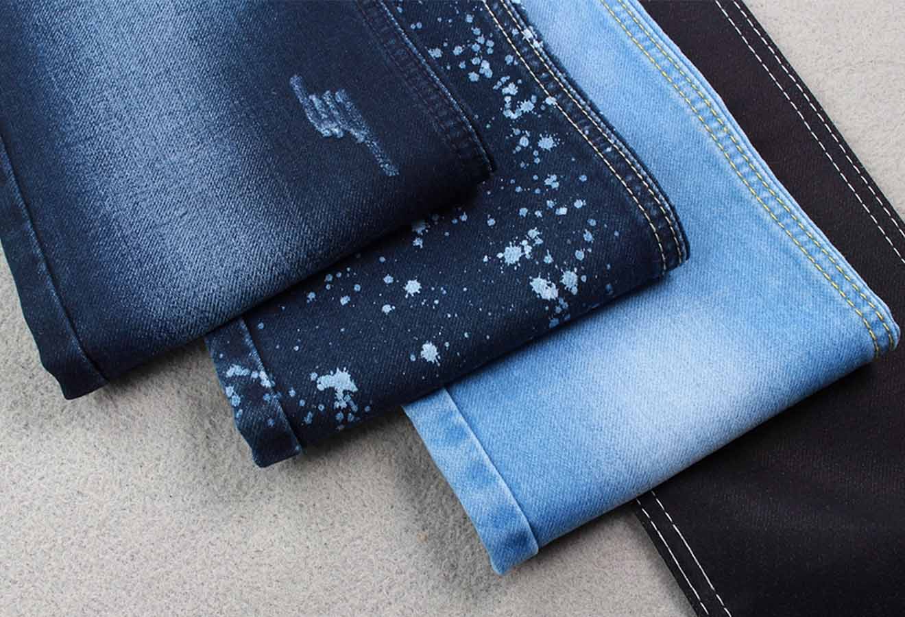 Cotton/Polyster/Spandex Denim Fabric